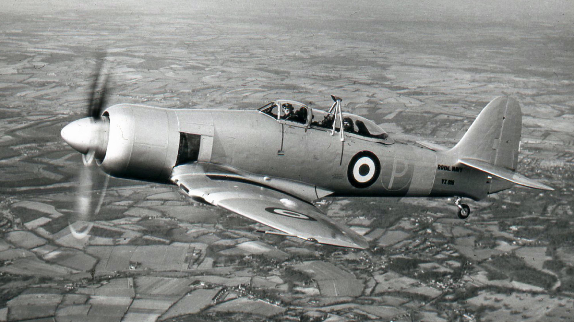 Sea Fury VX283 New Winton, East Lothian. – Scottish Aircraft Wrecks